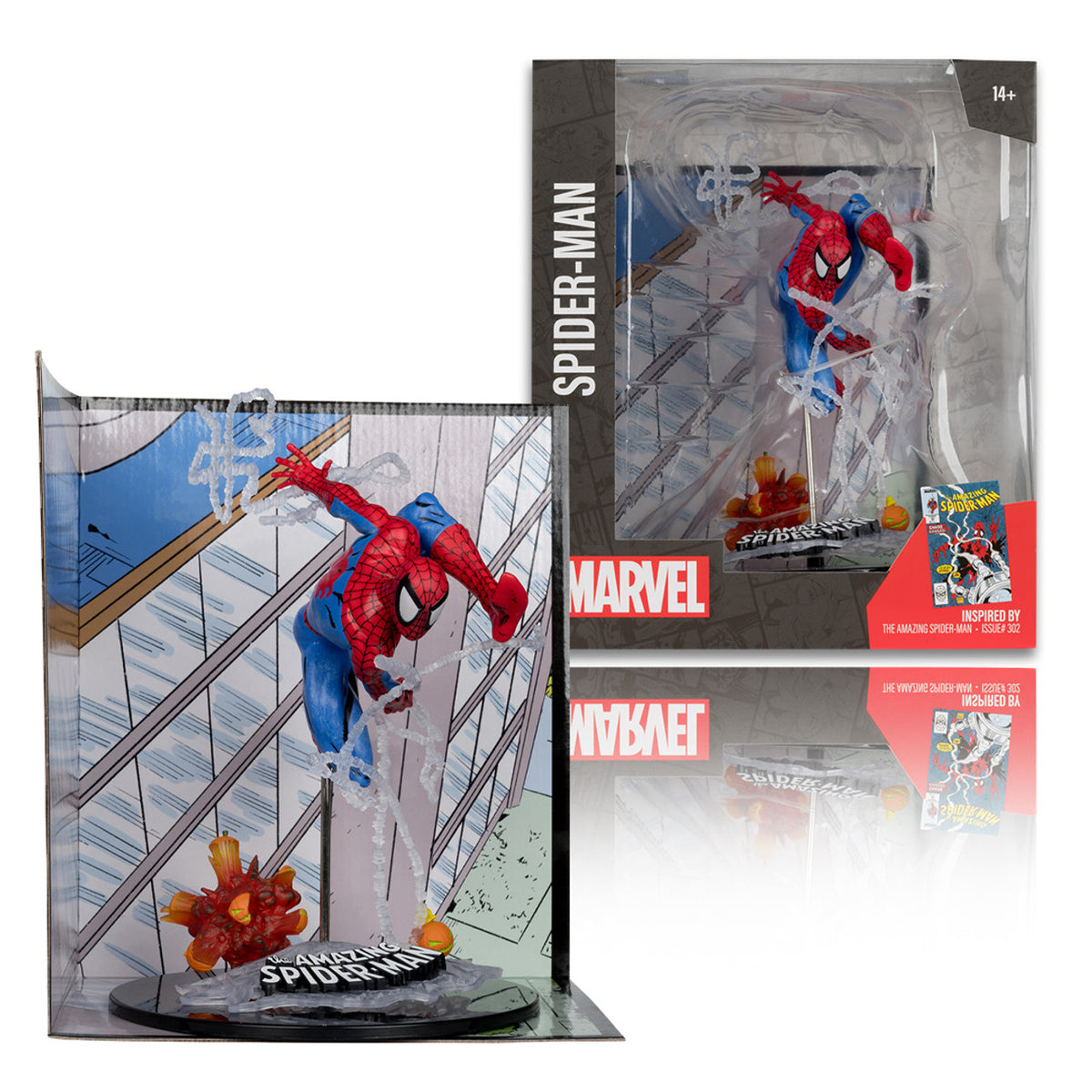 Marvel Collection Spider-Man (The Amazing Spider-Man #302) 110th Scale ...
