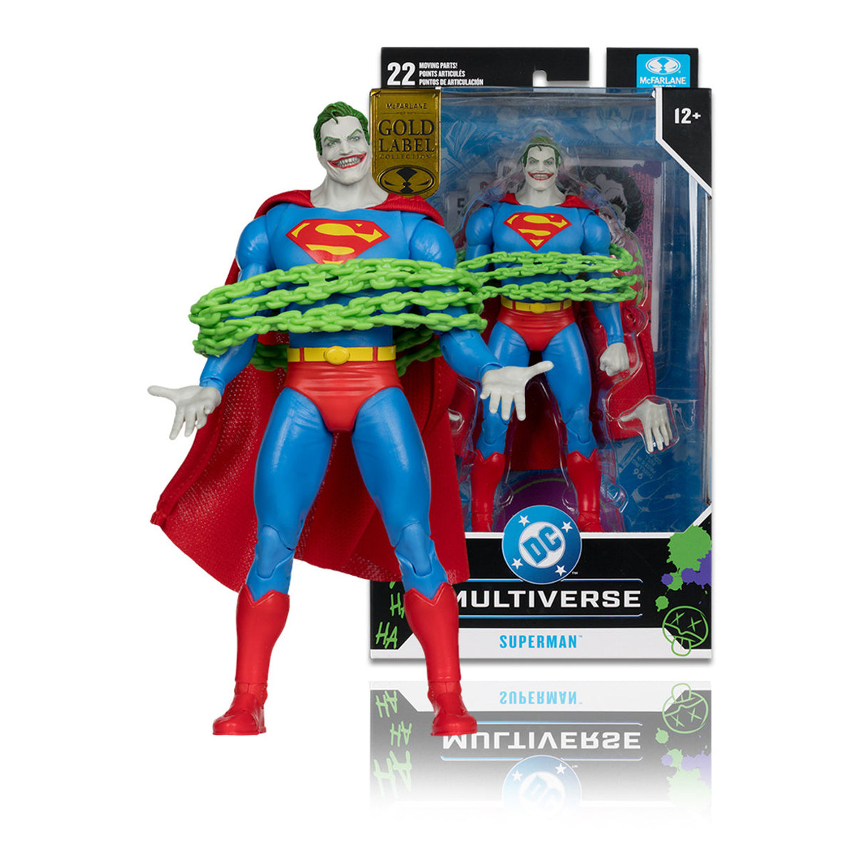 DC Multiverse Superman #9 (Jokerized) Gold Label 7" Figure - McFarlane ...