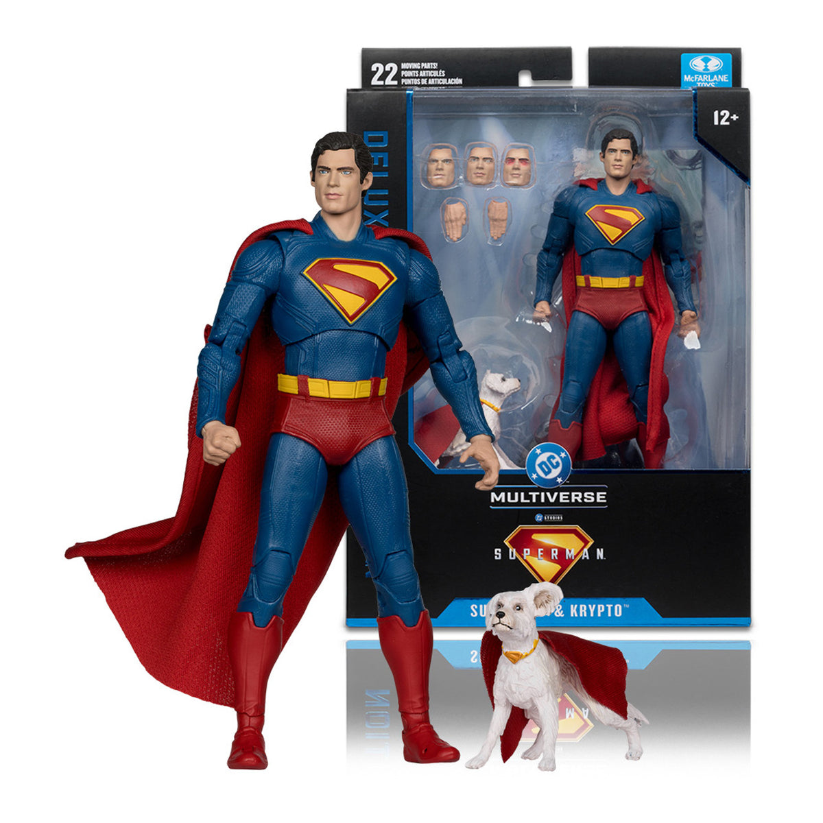 DC Multiverse Superman w/Krypto (Superman Movie) Deluxe Theatrical Edi ...