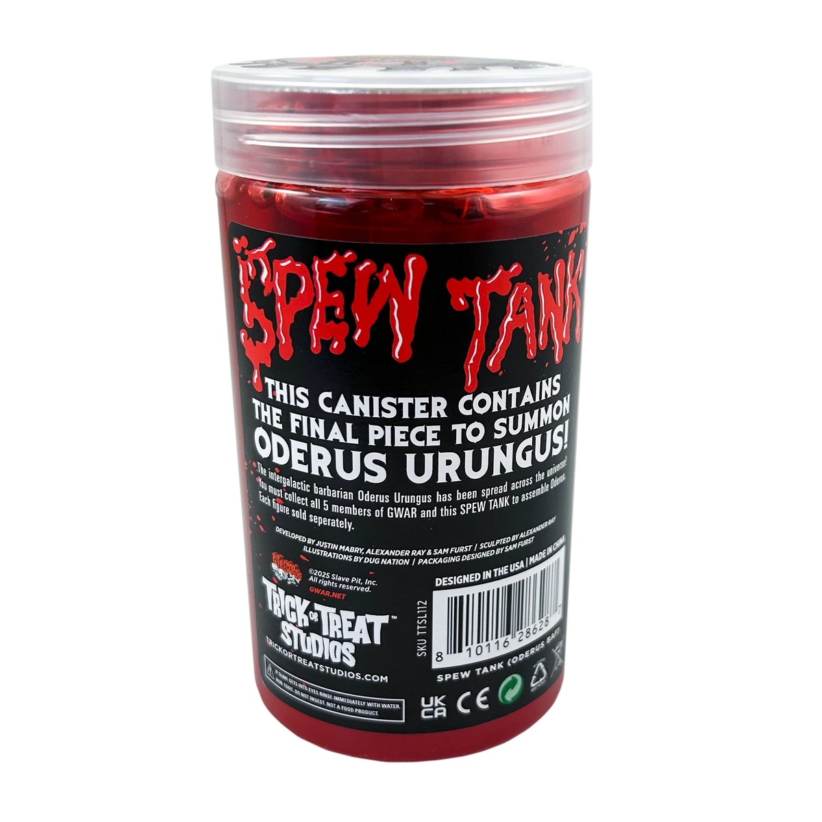 GWAR - Spew Tank - Blood Slime (Oderus B.A.F.) - Trick Or Treat Studio ...