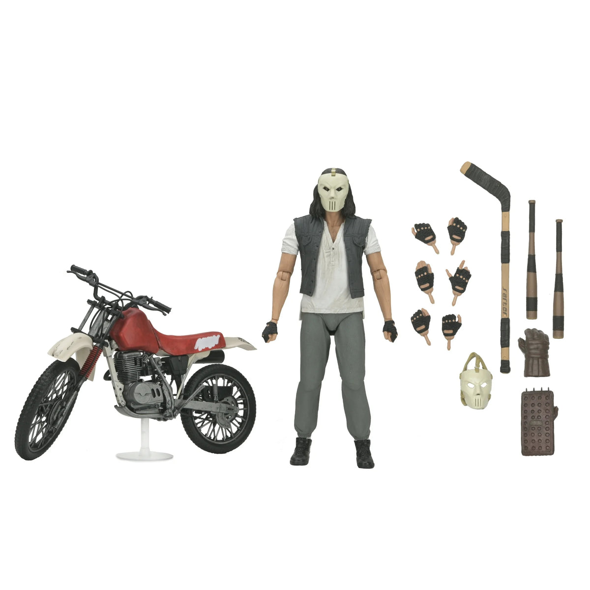 Teenage Mutant Ninja Turtles (1990): Casey Jones On Bike 7" Inch Scale ...