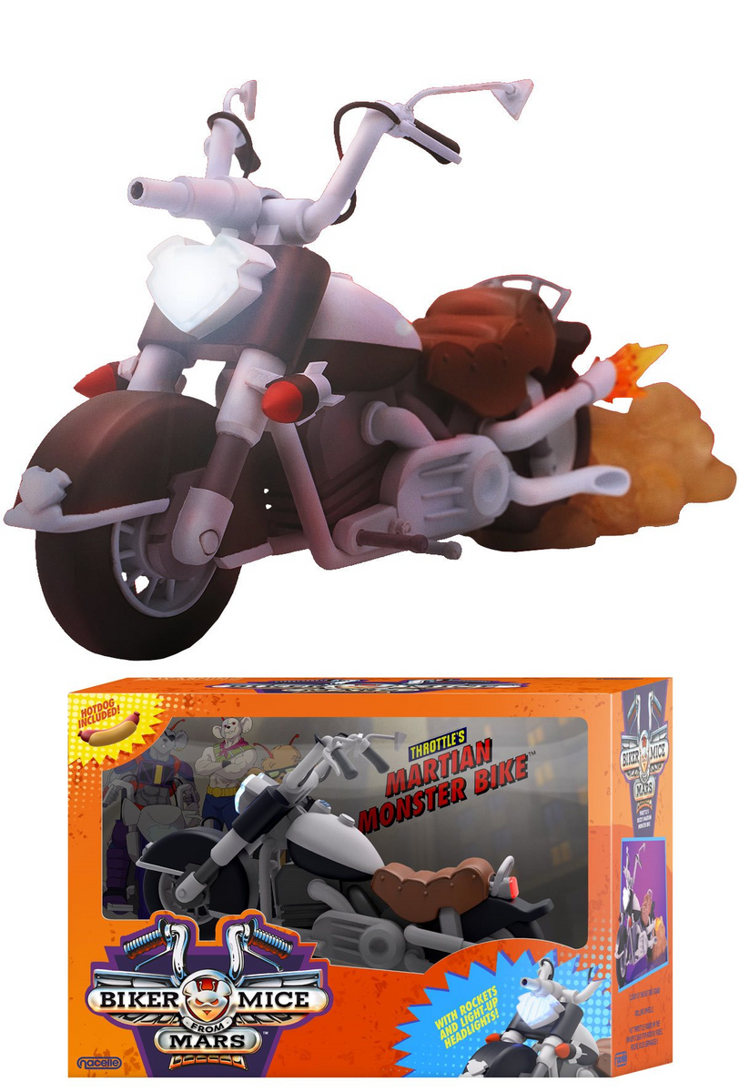 Biker Mice From Mars Throttle's Martian Monster Bike 7" Inch Scale Veh ...