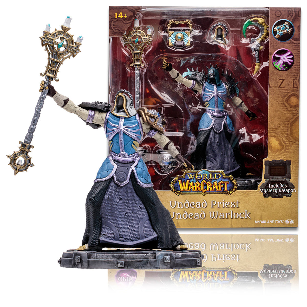 Undead Priest/Warlock: Epic (World of Warcraft) 1:12 Scale Posed Figur ...