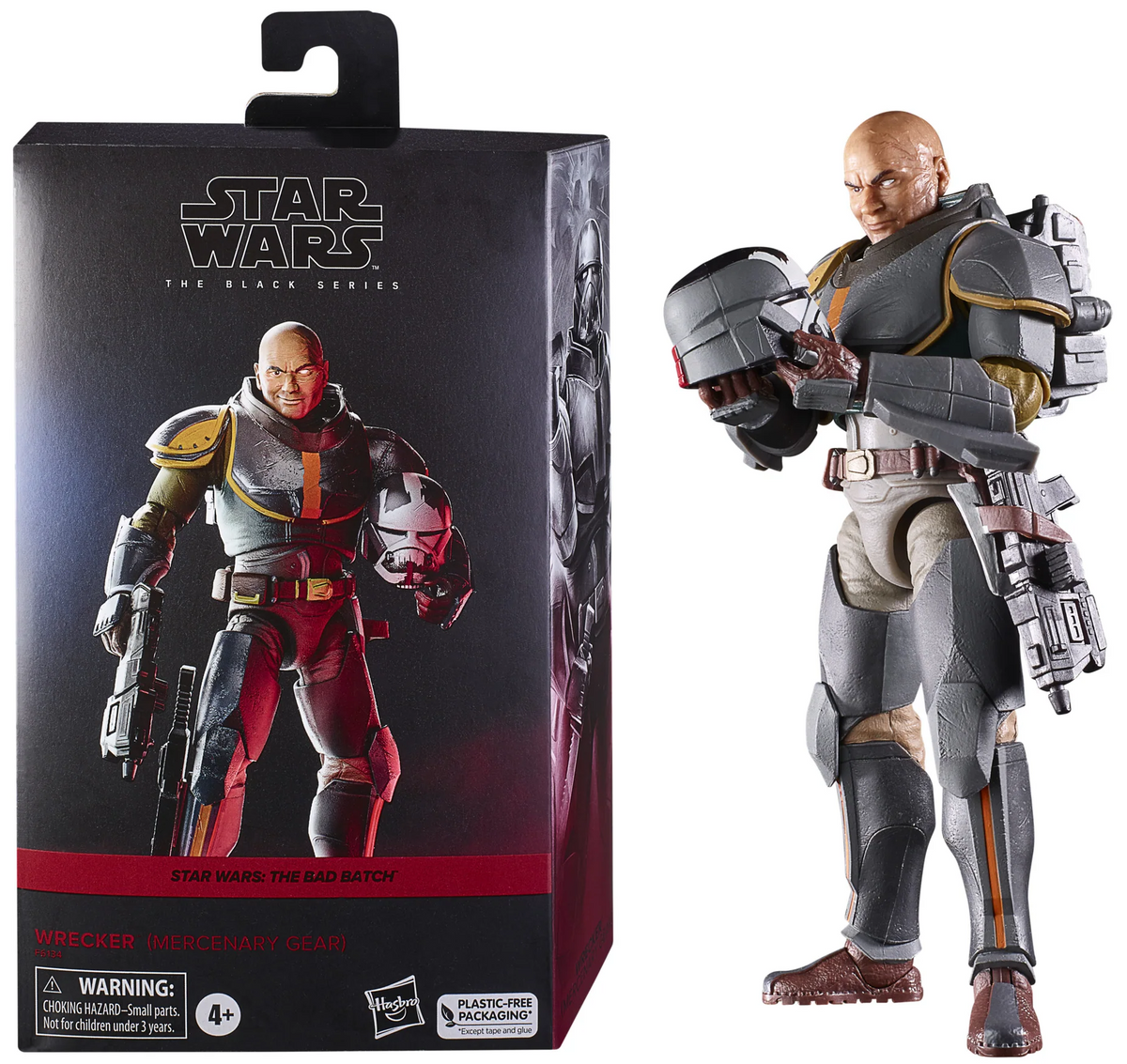 Star Wars The Black Series Bad Batch Wrecker (Mercenary Gear) 6" Inch ...