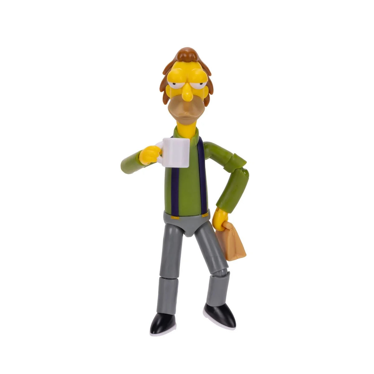 The Simpsons Lenny Leonard with Lunch Bag 5" inch Scale Action Figure ...