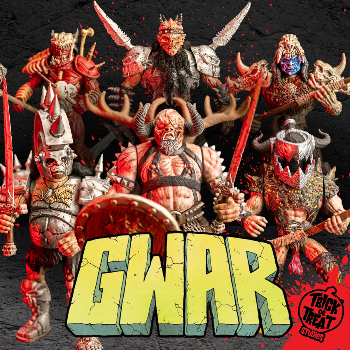 GWAR - 5" Inch Scale Action Figure Collection (Set of 5 Figures) - Tri ...