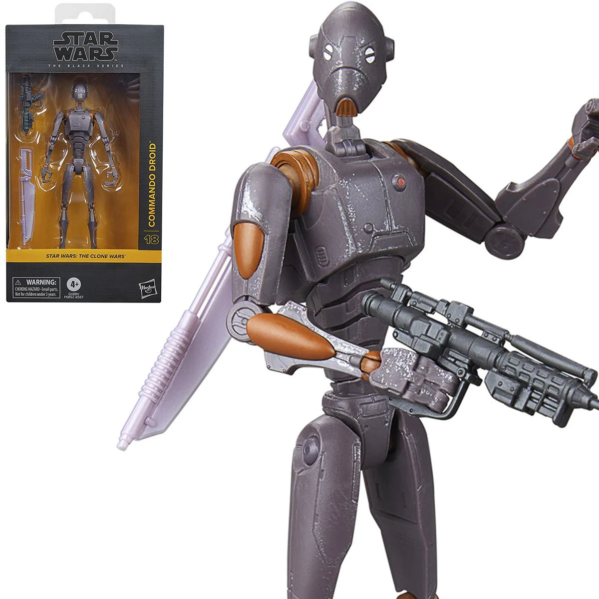 Star Wars The Black Series Commando Droid 6" Inch Action Figure - Hasb ...