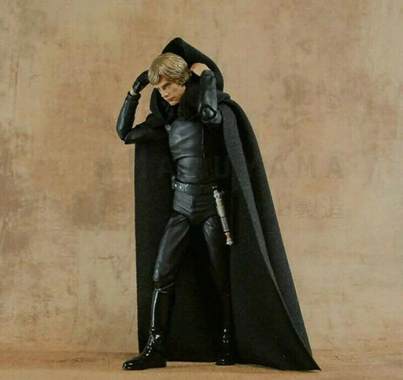 1/12 Fashion Handmade Black Cloak - Suitable for 6'" Inch Action Figur ...