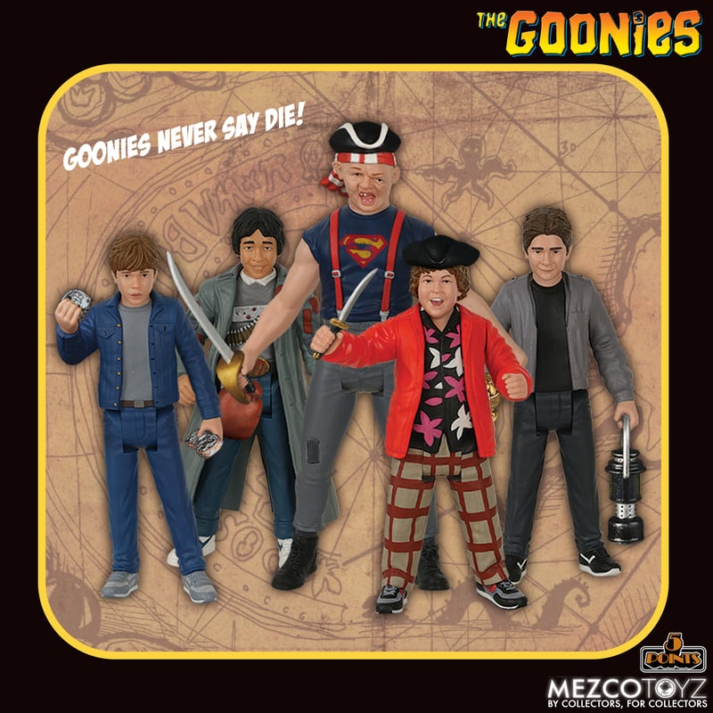 The Goonies Set 5 Points Action Figures (Set of 5) - Mezco – Props ...