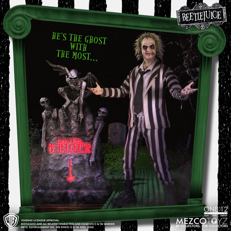 MEZCO One:12 Collective Beetlejuice - Deluxe Edition – Props & Replicas ...