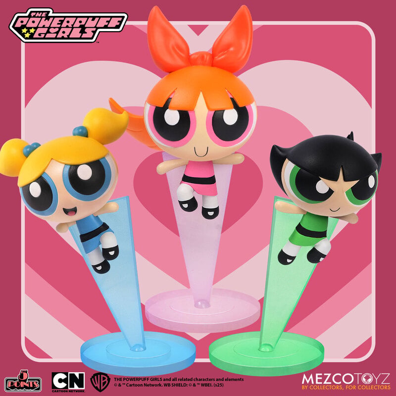 Powerpuff Girls 5 Point Action Figure Set - Mezco – Props & Replicas.co.uk