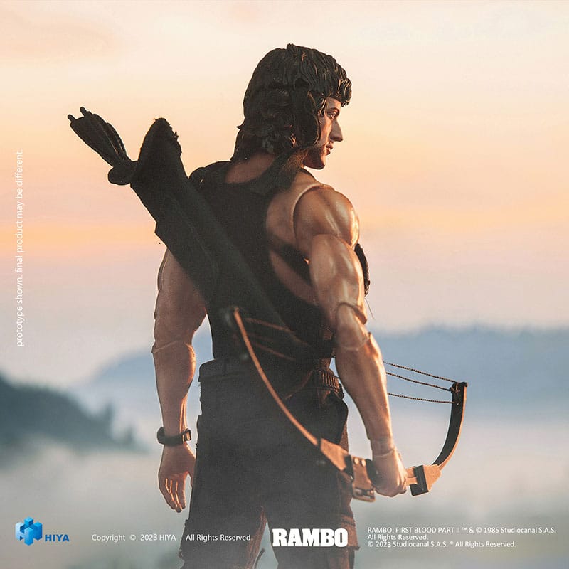 First Blood II Exquisite Super Series First Blood II John Rambo 1:12 S ...