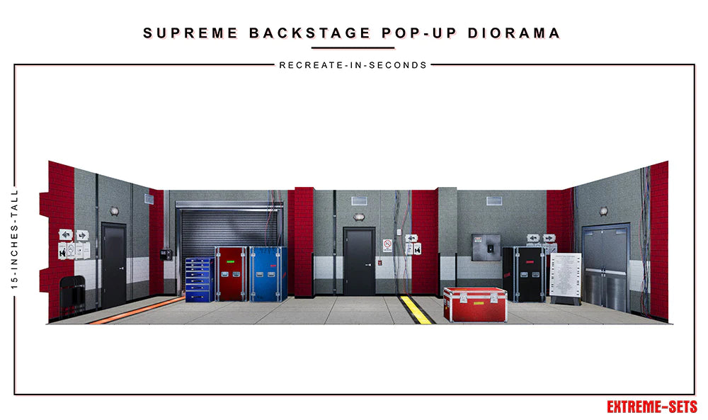Supreme Backstage Pop-Up 1:12 Scale Diorama - Extreme Sets – Props ...