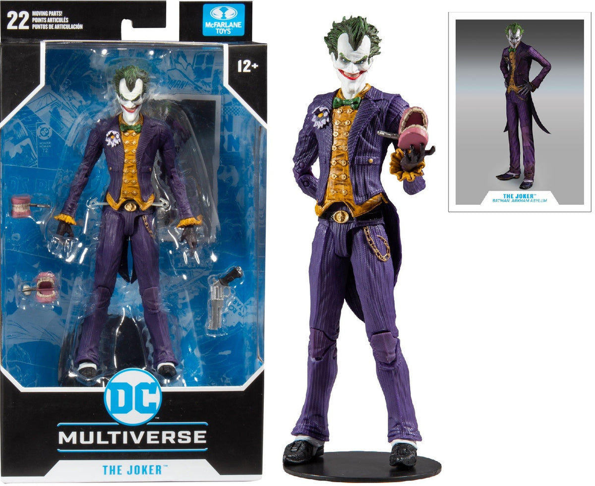 DC Multiverse Batman Arkham Asylum - The Joker 7 Inch Action Figure ...