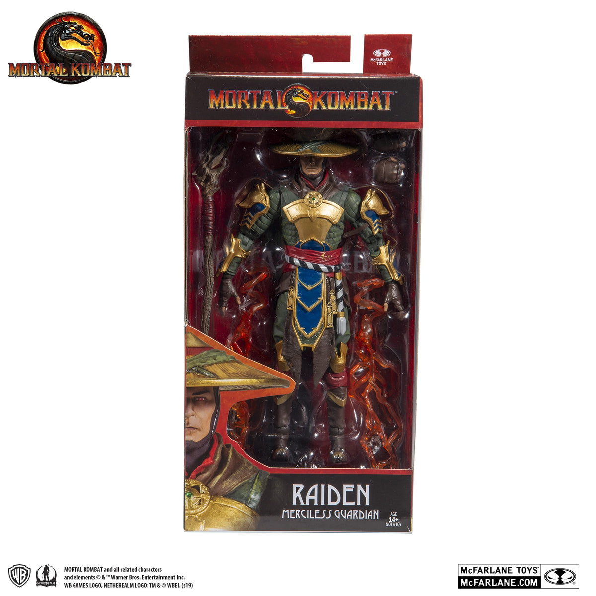 Mortal Kombat 11 Series 2 Raiden 7 Inch Action Figure - McFarlane ...