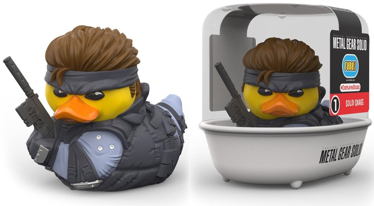 Metal Gear Solid - Solid Snake TUBBZ Collectible Duck – Props ...
