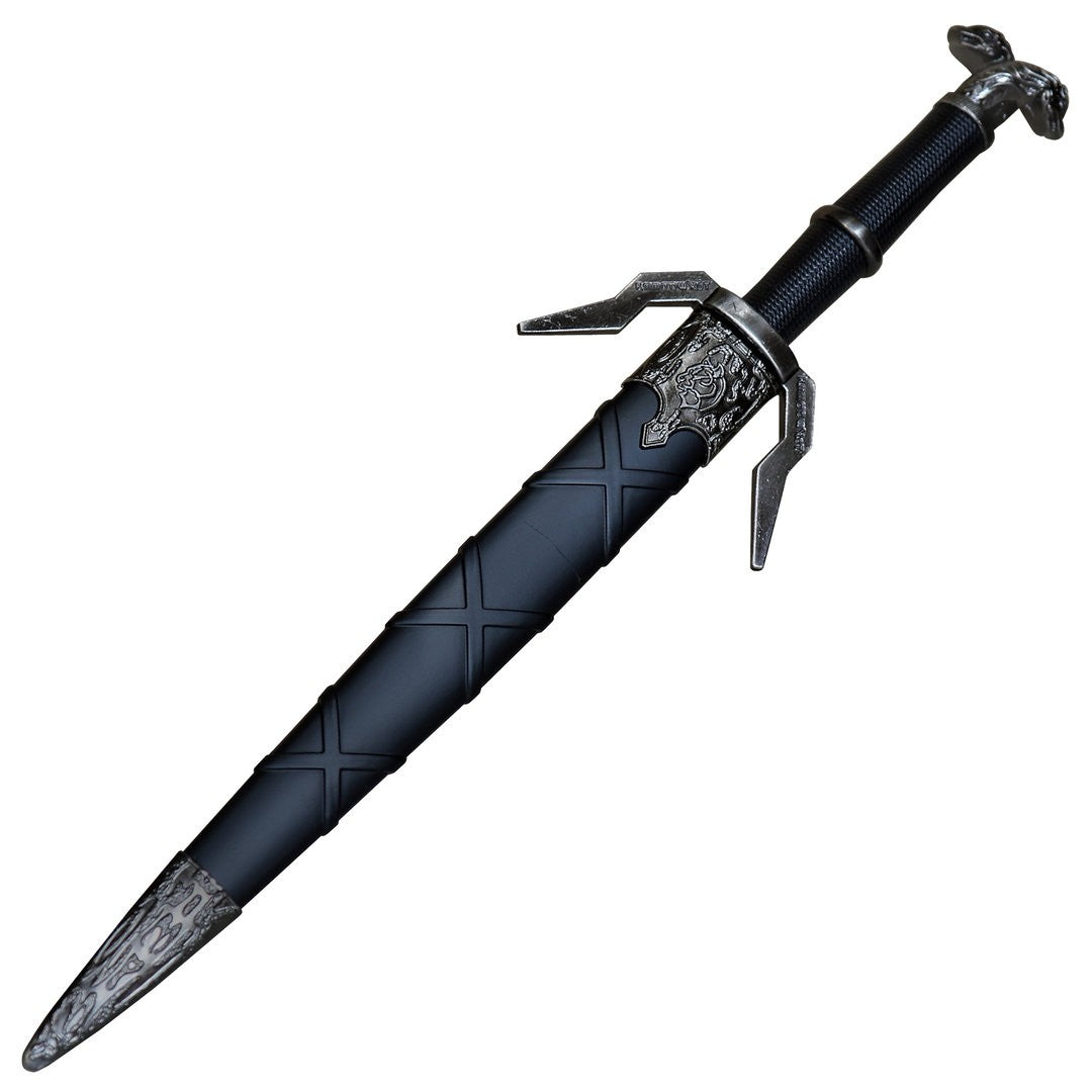 The Witcher Geralt of Rivia Legendary Wolven Silver Sword Dagger (Wedd ...