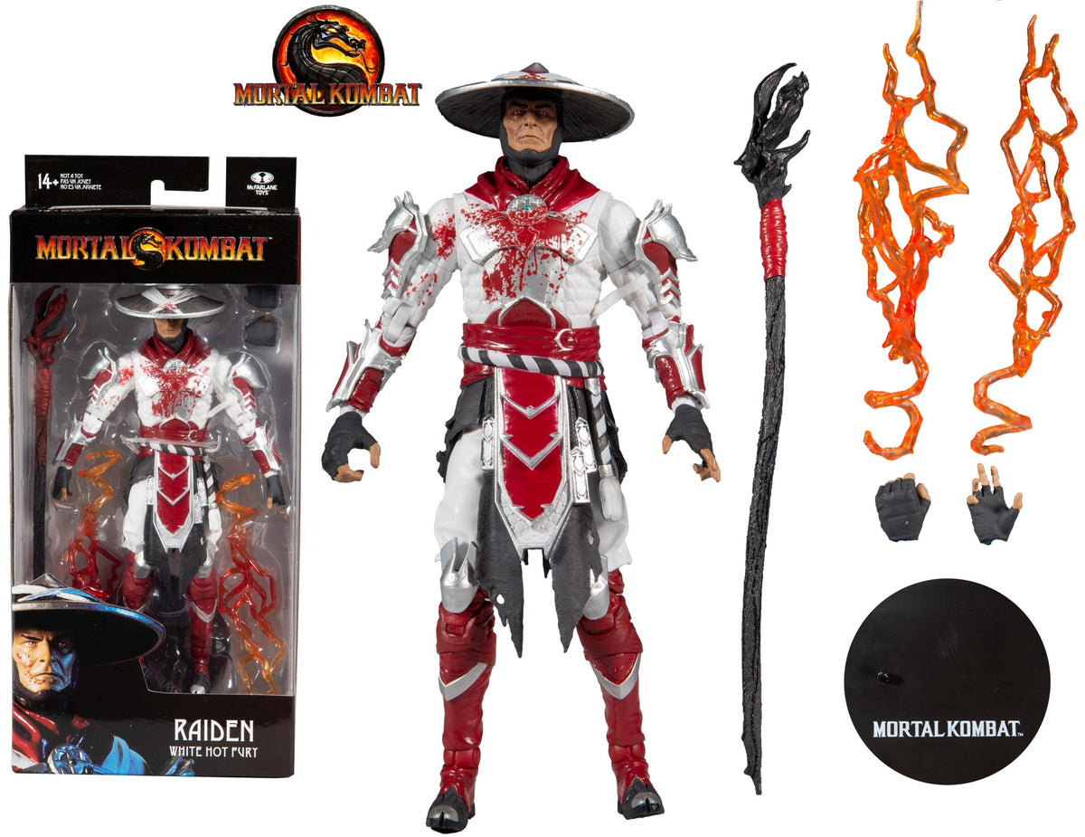 Mortal Kombat Series 4 - Raiden (Bloody Version) 7" Inch Action Figure ...