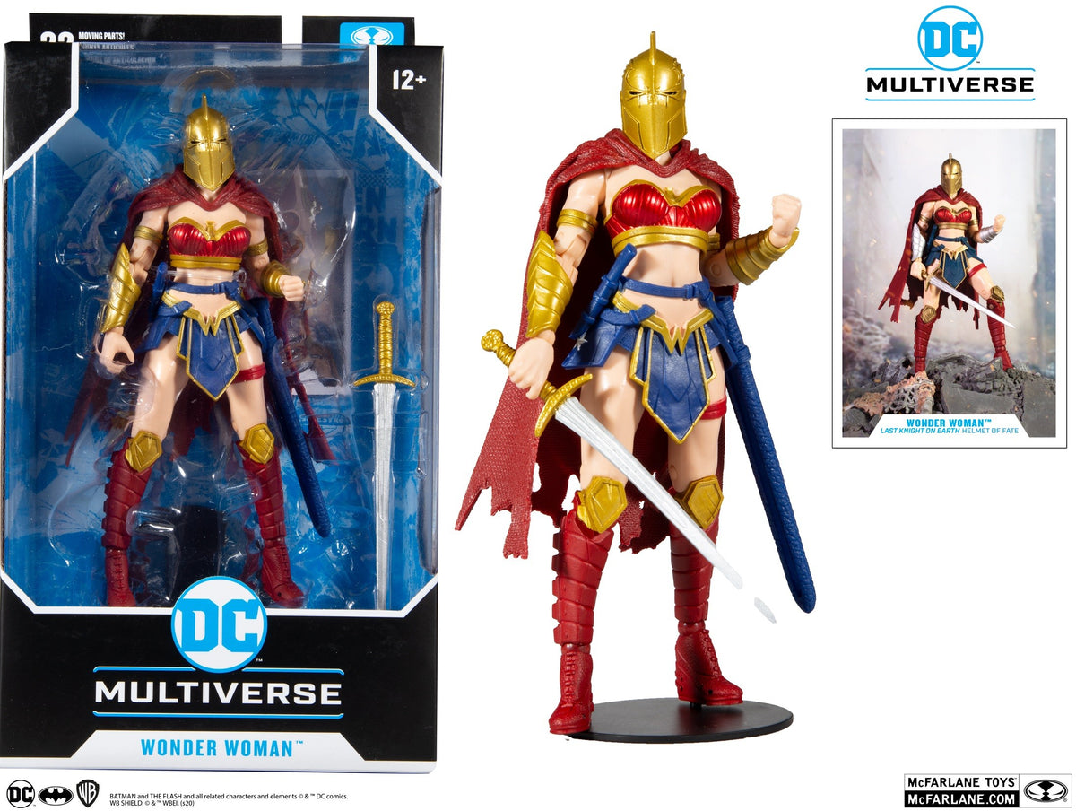 DC Multiverse Justice League Movie Wonder Woman with Helmet of Faith 7 ...