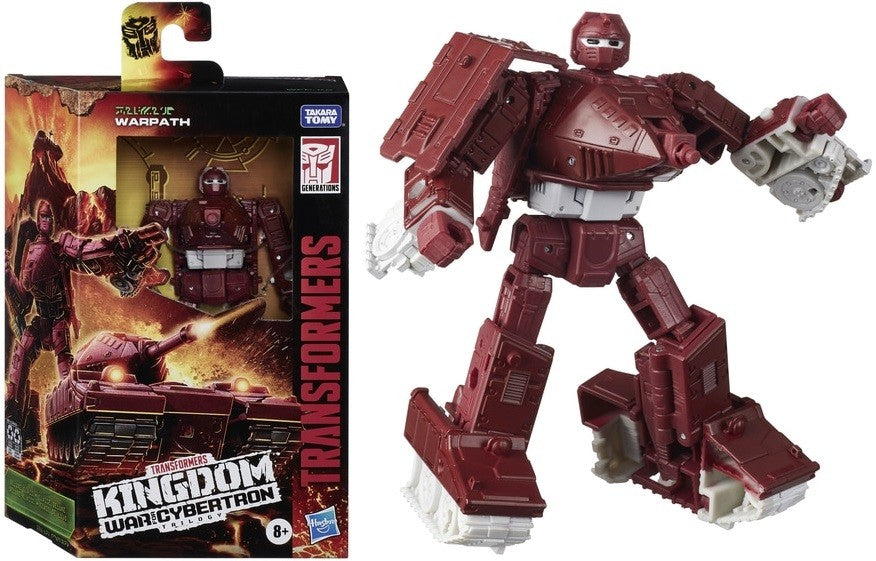 Transformers Generations War for Cybertron: Kingdom Deluxe Warpath 5.5 ...