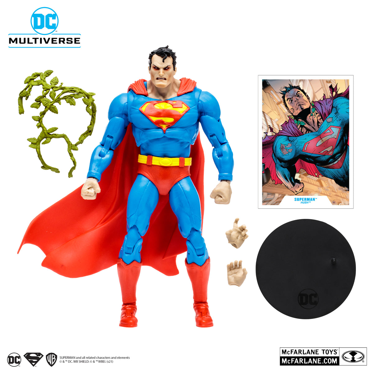 DC Multiverse Hush: Superman (Variant) Gold Label 7" Inch Scale Action ...