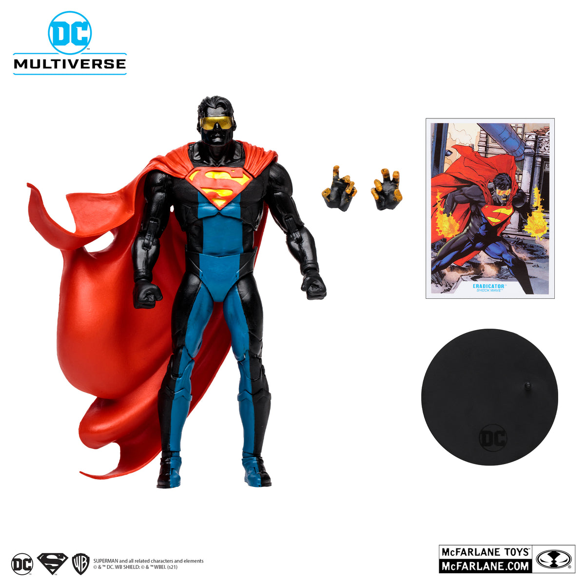 DC Multiverse Eradicator: Shock Wave (Gold Label) 7" Inch Scale Action ...
