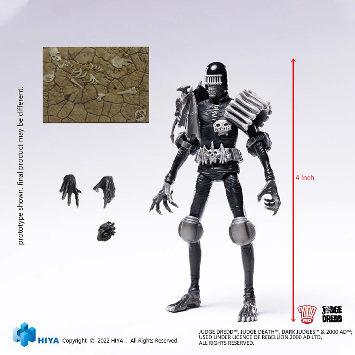 Judge Dredd Exquisite Mini: Judge Death Black and White (Previews Excl ...