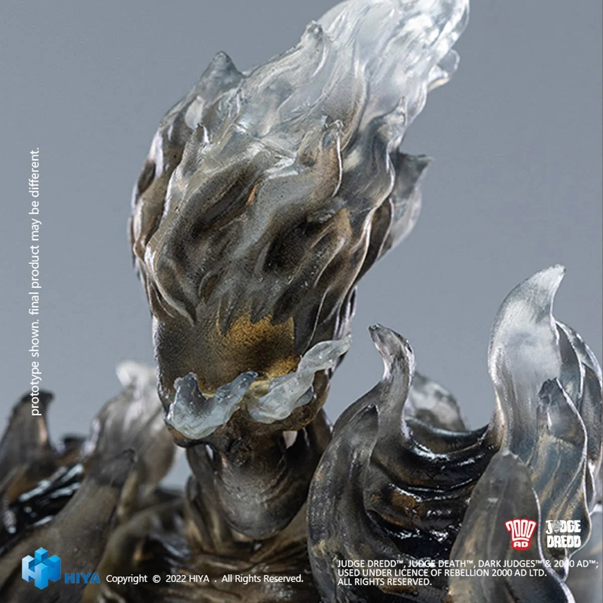 Judge Dredd Exquisite Mini: Judge Fire Black and White (Previews Exclu ...