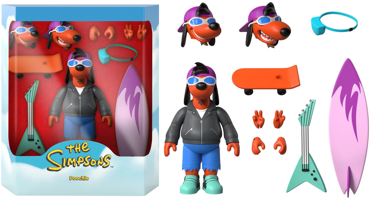 Super7 - The Simpsons ULTIMATES! Wave 1 - Poochie – Props & Replicas.co.uk