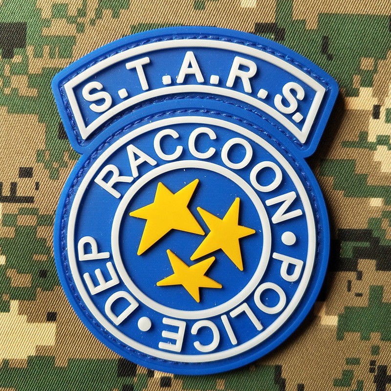 Resident Evil S.T.A.R.S. Style PVC Patch Hook and Loop Velcro, Airsoft ...