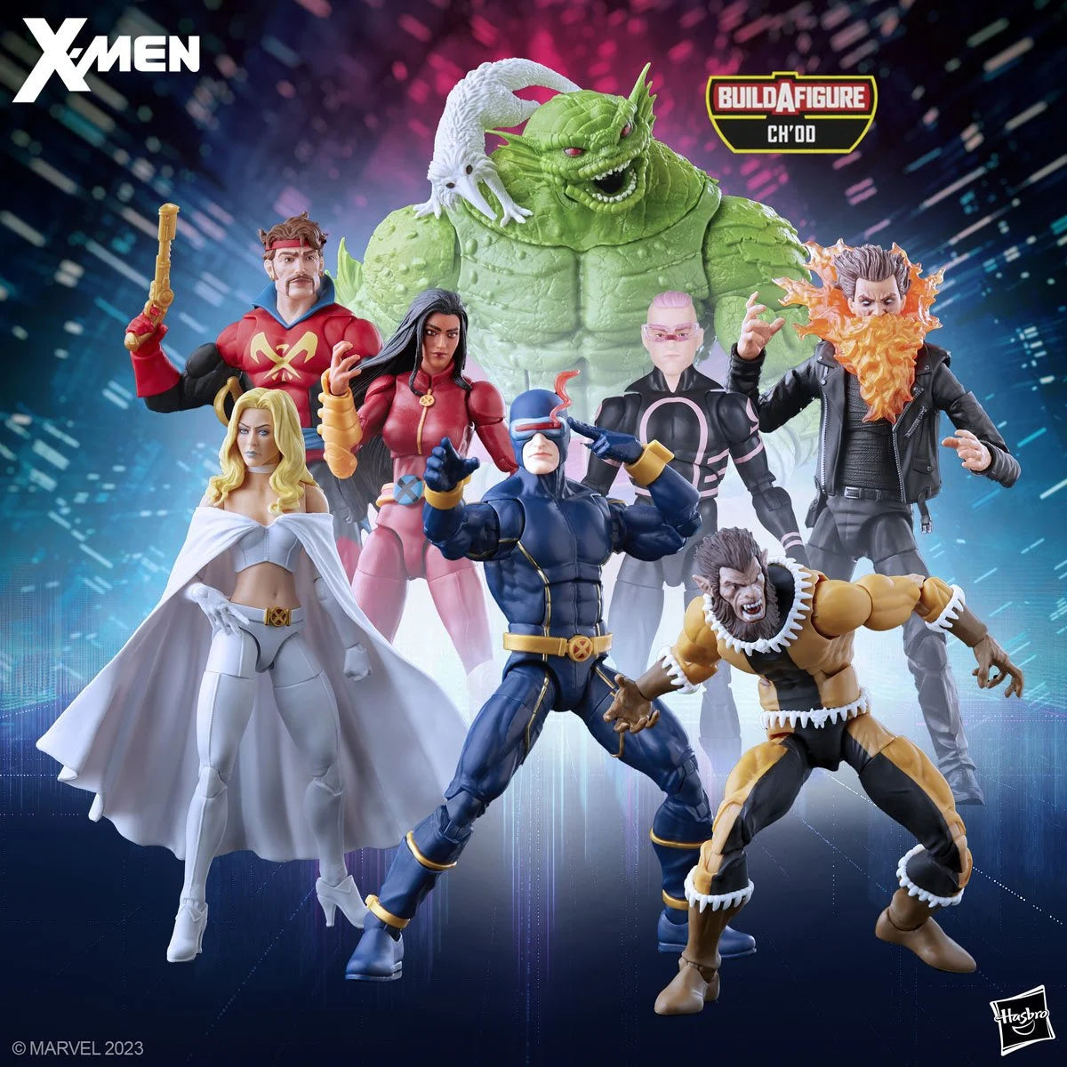 Marvel Legends X-Men Ch'od Full Wave (Set of 7) 6" Inch Action Figures ...