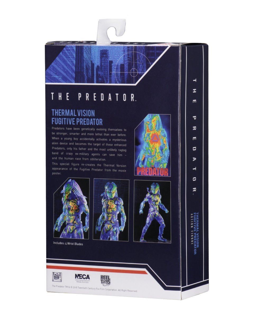 Predator (2018) 7" Action Figure: Thermal Vision Fugitive Predator - N ...