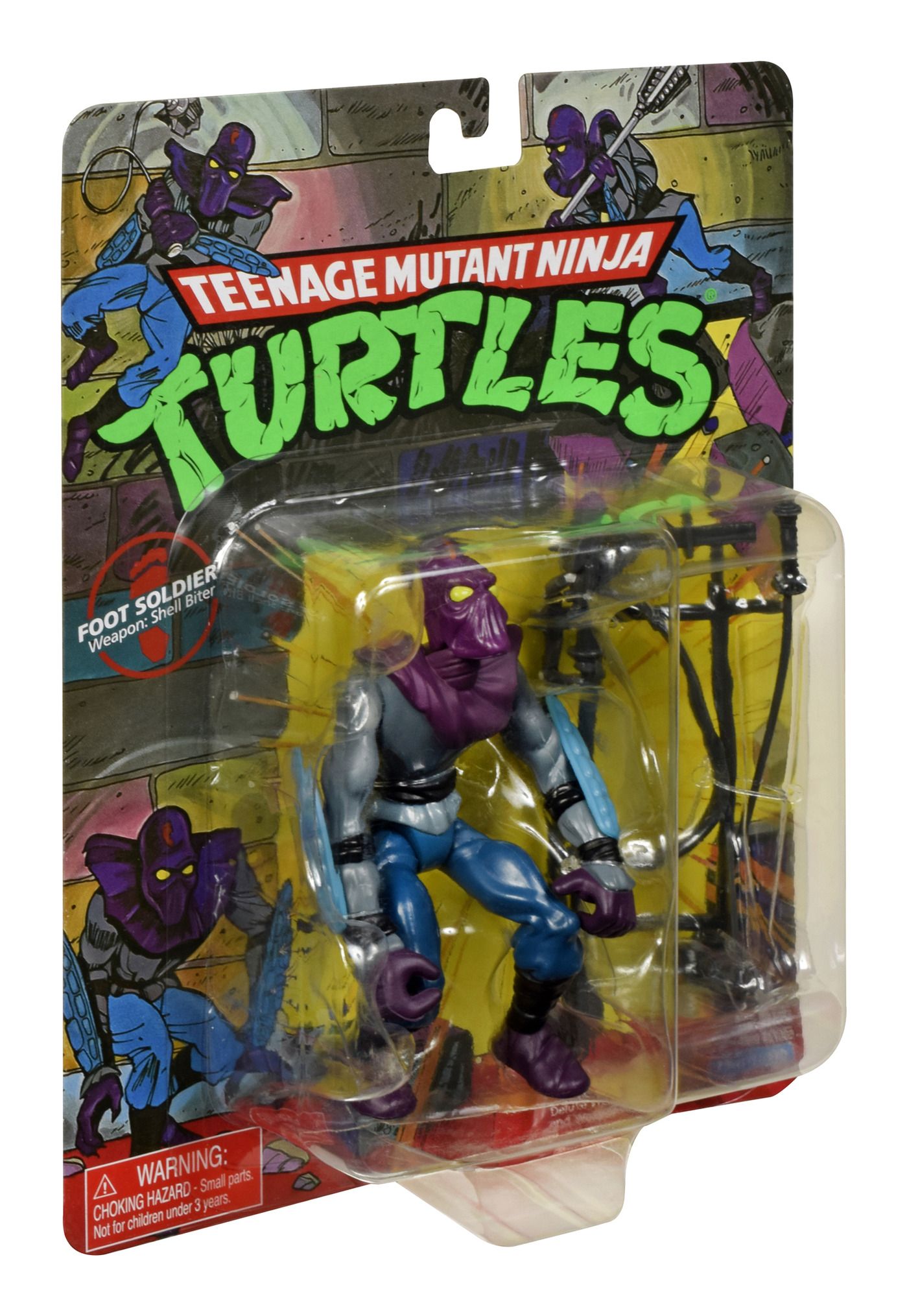 Teenage Mutant Ninja Turtles Classic (Mutant) Foot Soldier 4" Inch Act ...