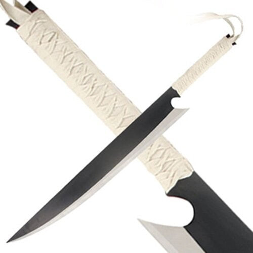 Bleach - 52" Ichigo Replica Stainless Steel Zangetsu Sword – Props ...