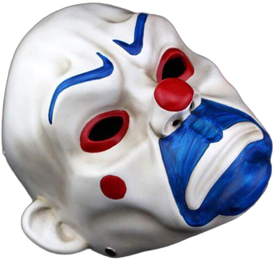 Batman The Dark Knight Joker Clown Robber Style Resin Mask – Props ...