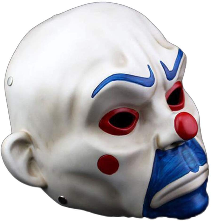 Batman The Dark Knight Joker Clown Robber Style Resin Mask – Props ...