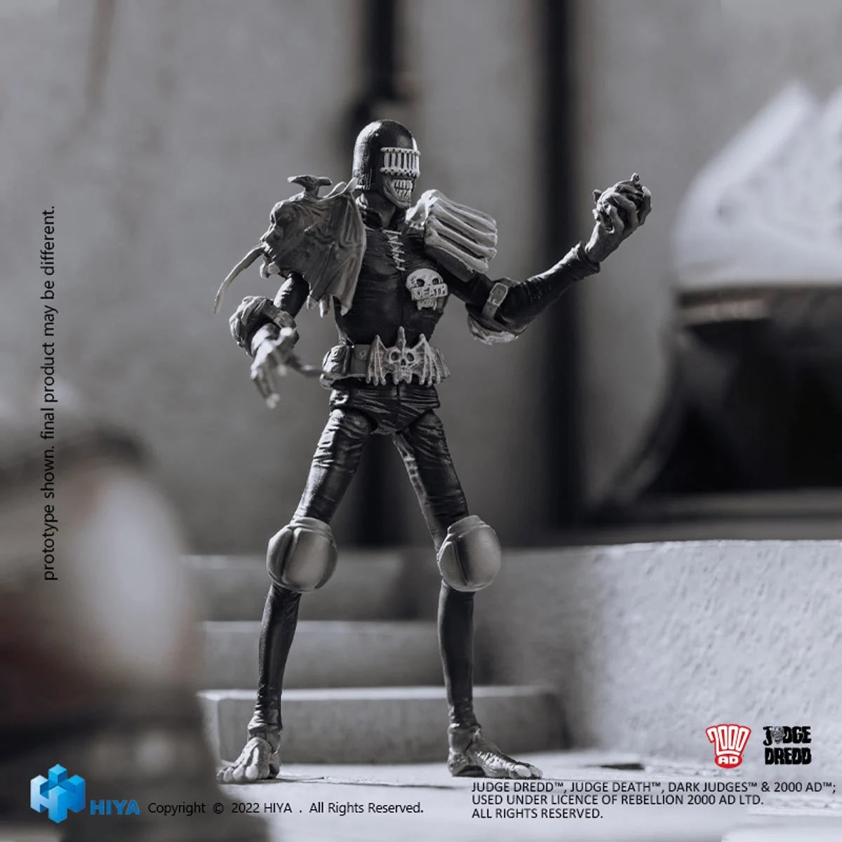 Judge Dredd Exquisite Mini: Judge Death Black and White (Previews Excl ...