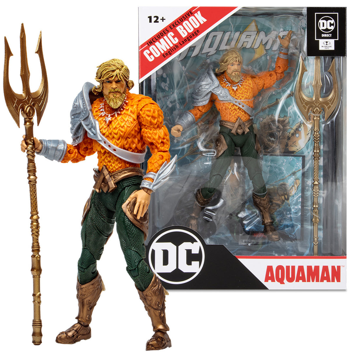 DC Multiverse Aquaman DC Page Punchers Wave 3 Bundle w/ Comics 7" Inch ...