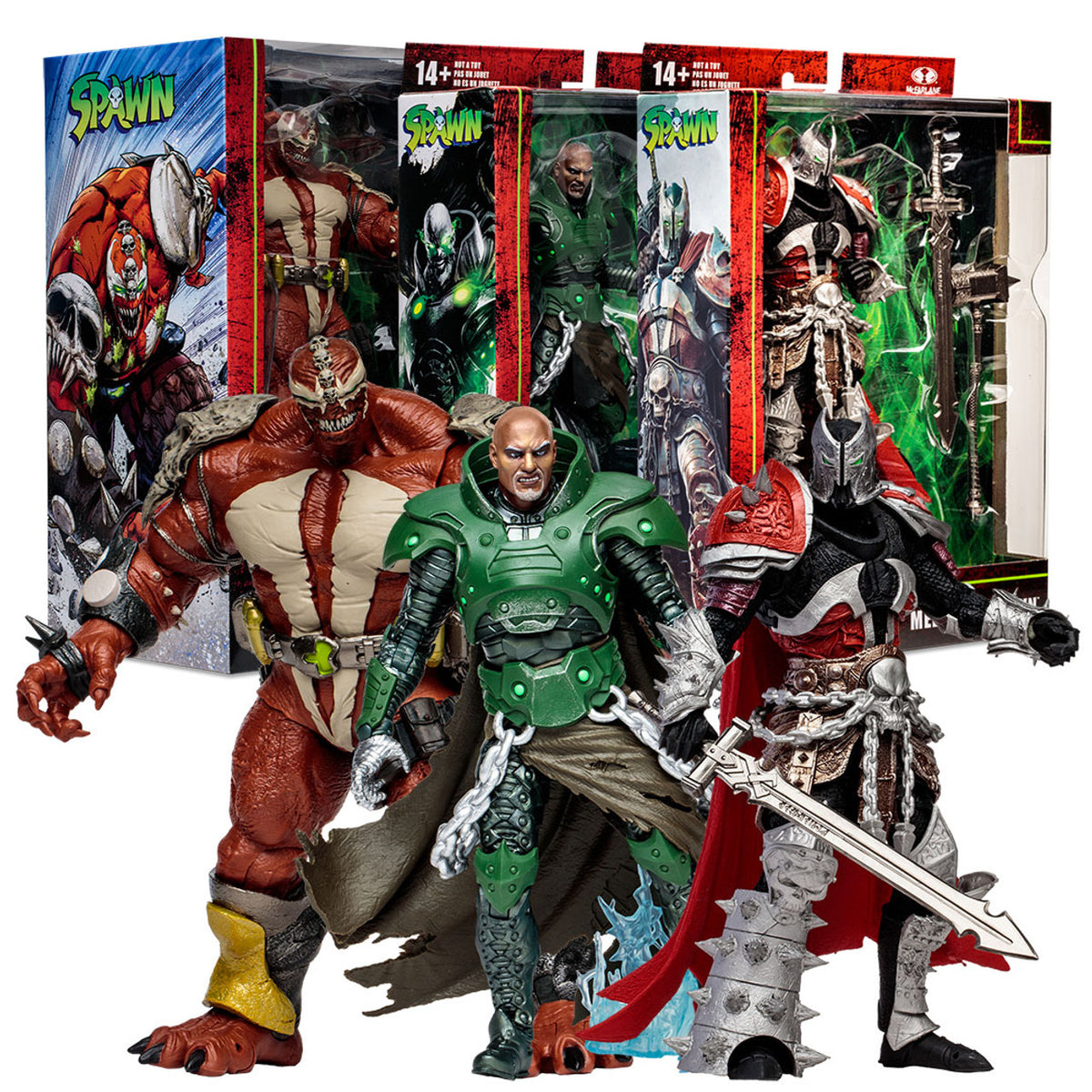 Spawn - Full Set of Wave 5 Action Figures - McFarlane Toys – Props ...