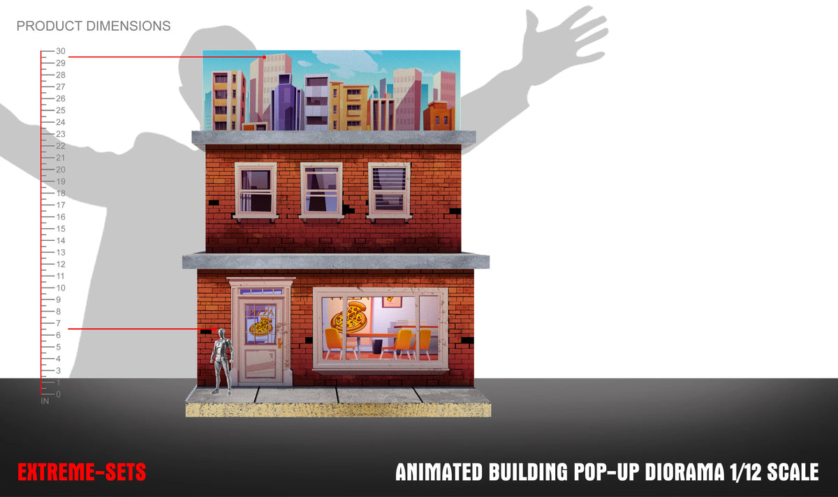 Animated Building Pop-Up 1:12 Scale Diorama - Extreme Sets – Props ...