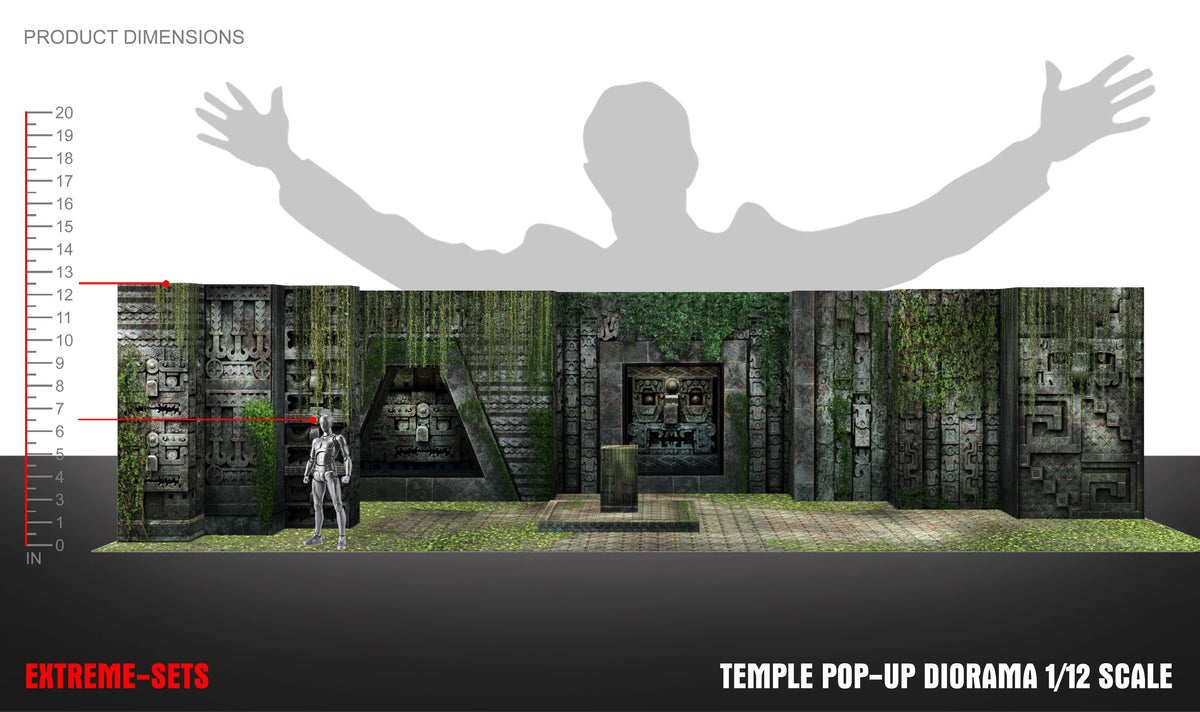 Temple Pop-Up 1:12 Scale Diorama - Extreme Sets – Props & Replicas.co.uk