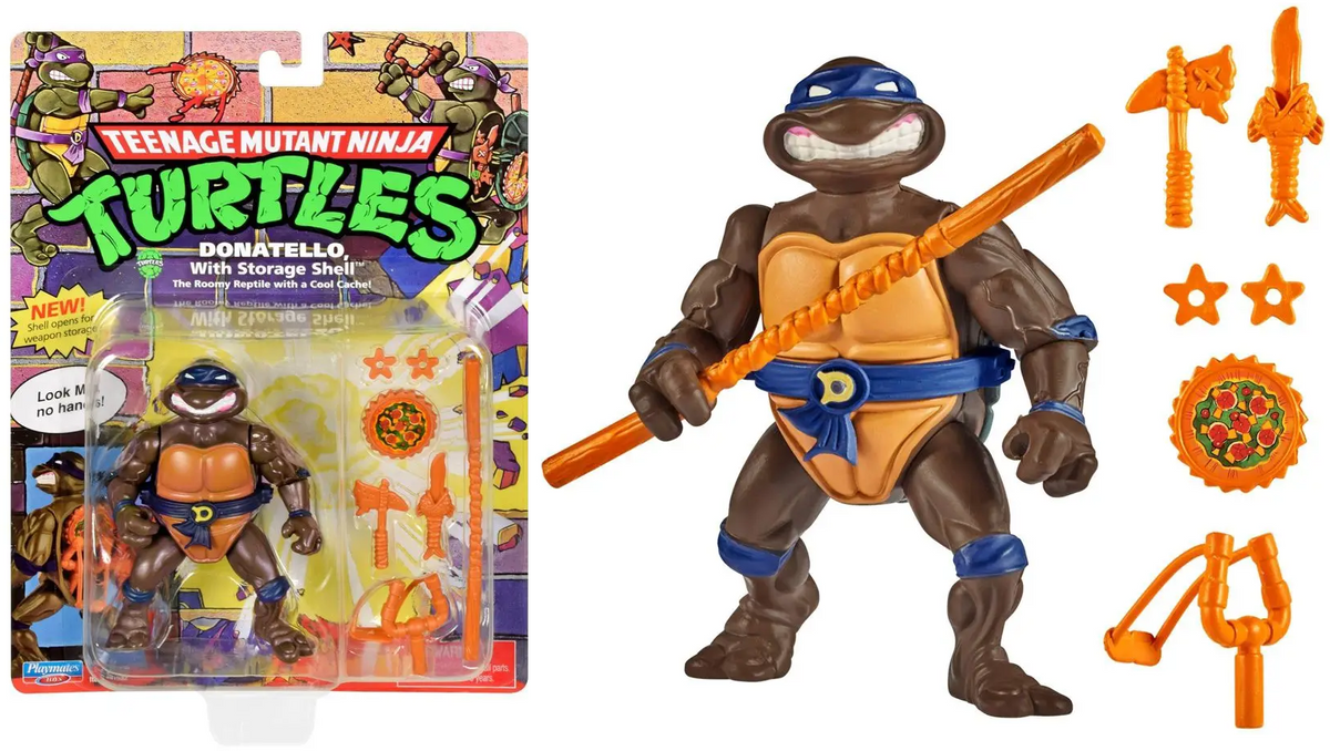 Teenage Mutant Ninja Turtles Classic (Storage Shell) 4" Inch Action Fi ...