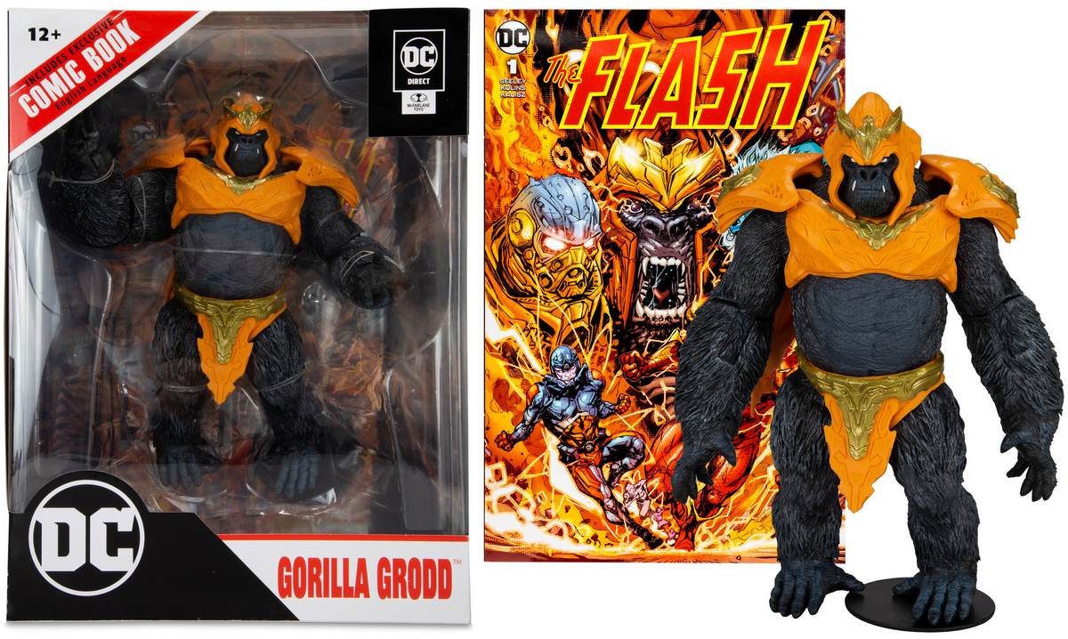 DC Comics Page Punchers Gorilla Grodd with The Flash Comic Megafig Act ...