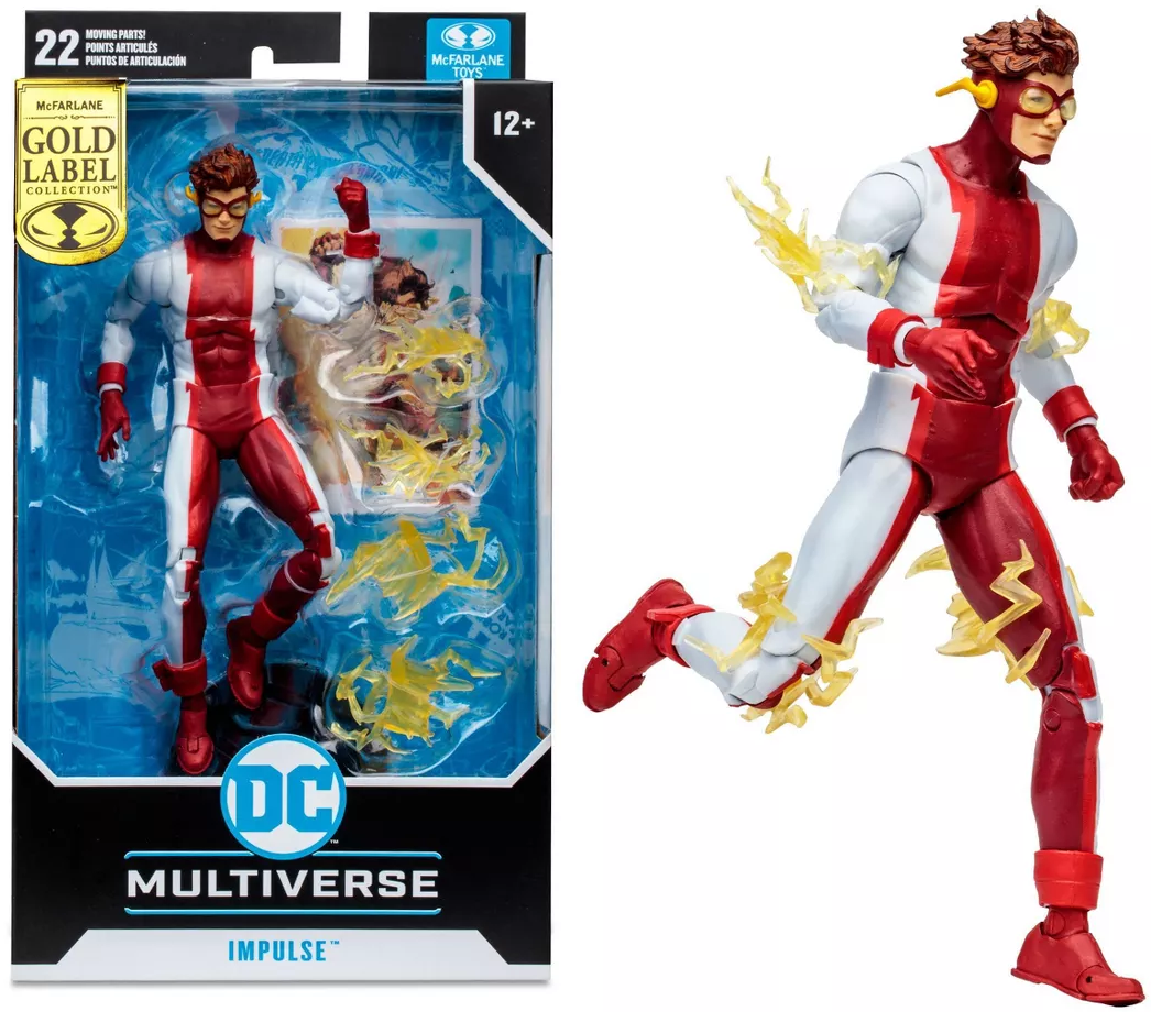 DC Multiverse Impulse (Flash War) Gold Label 7" Inch Scale Action Figu ...
