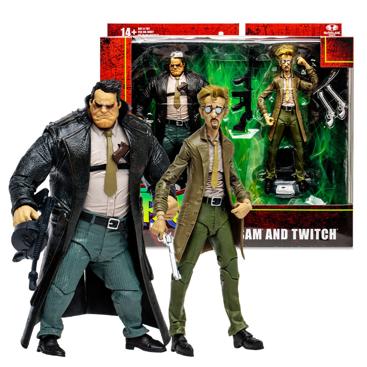 Spawn Sam and Twitch Deluxe Set 7" Scale Action Figures (Wave 4) - McF ...