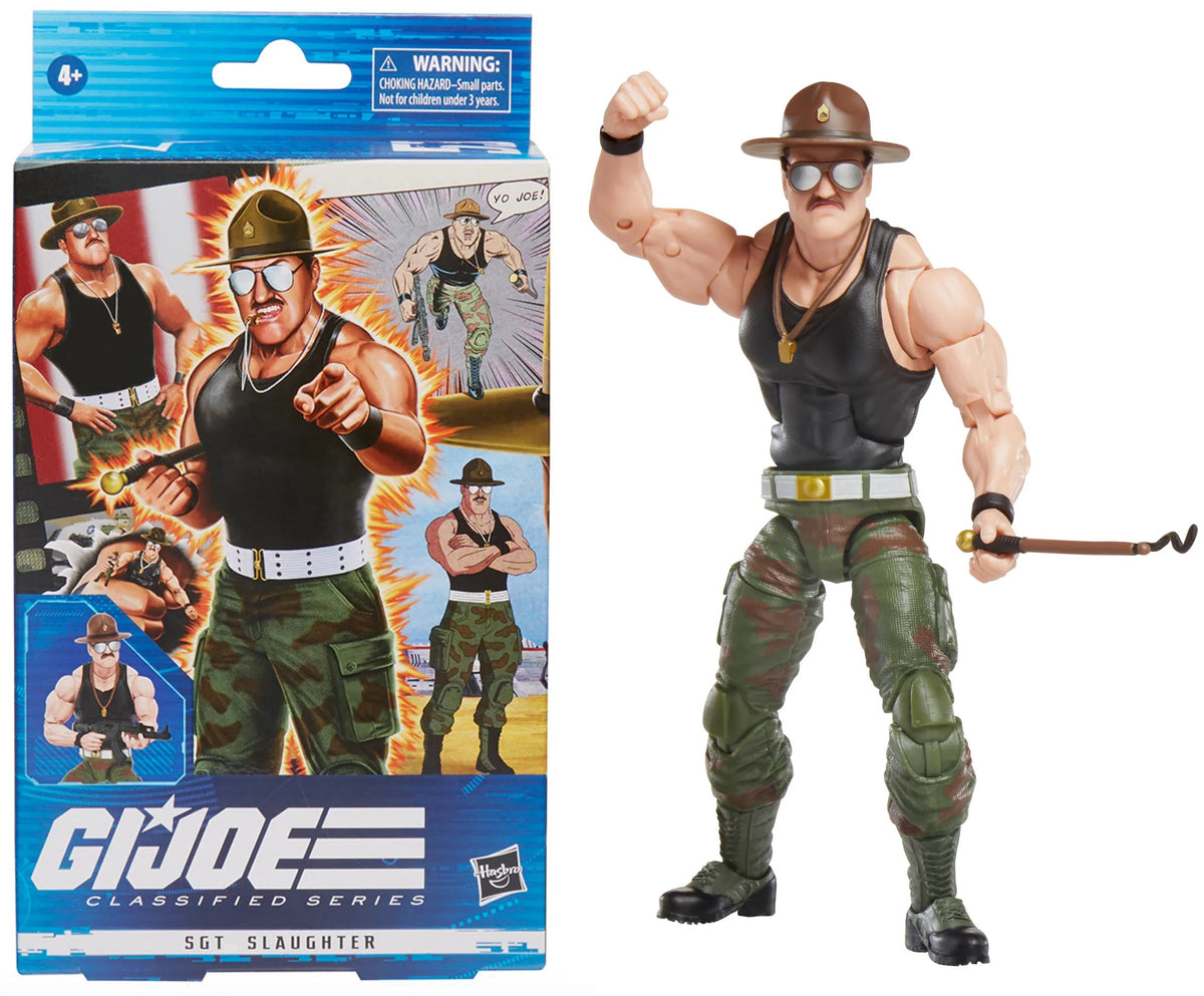 G.I. Joe Classified Series Sgt. Slaughter 6" Inch Scale Action Figure ...