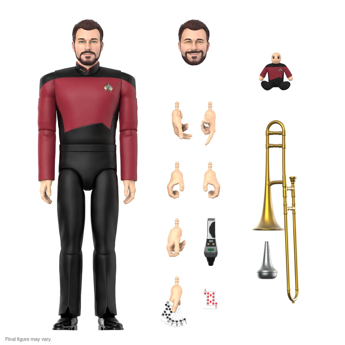 Star Trek: The Next Generation Ultimates Commander Riker 7" Inch Scale ...