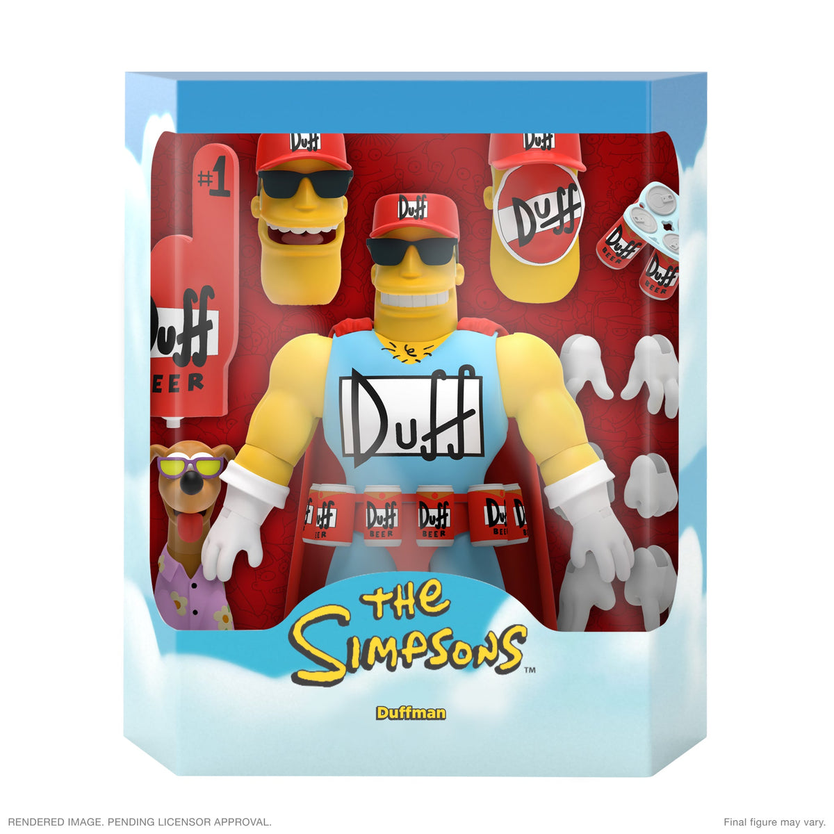 Super7 - The Simpsons ULTIMATES! Wave 2 - Duffman – Props & Replicas.co.uk