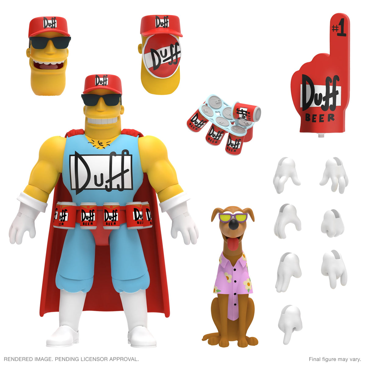 Super7 - The Simpsons ULTIMATES! Wave 2 - Duffman – Props & Replicas.co.uk