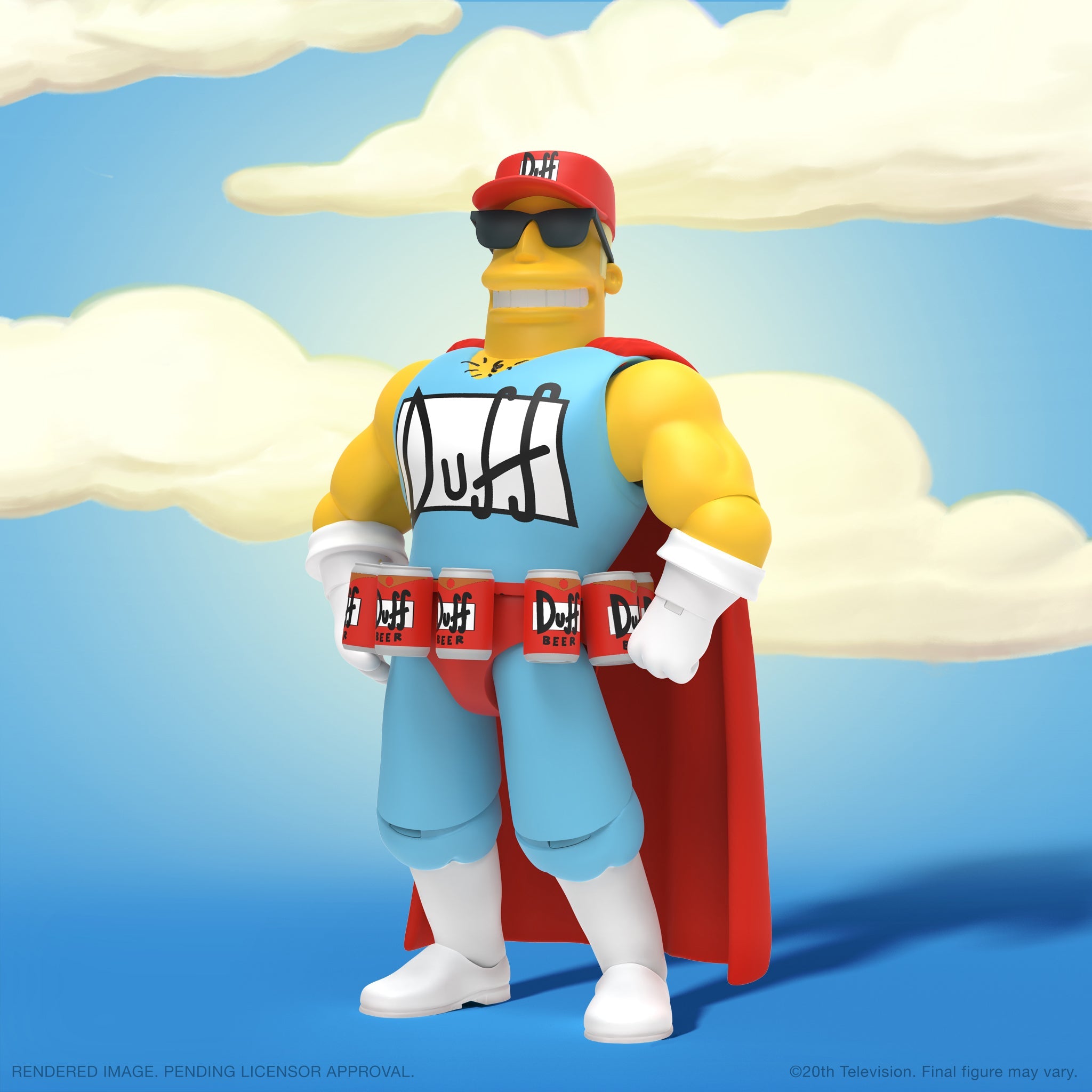 Super7 - The Simpsons ULTIMATES! Wave 2 - Duffman – Props & Replicas.co.uk